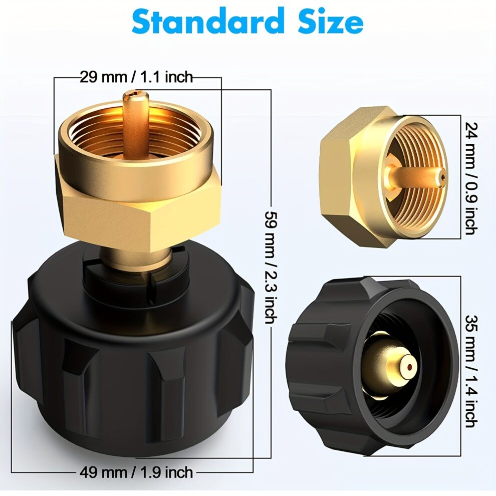 Heavyduty Propane Refill Adapter Fill 1lb From 20lb Tank - Free ...
