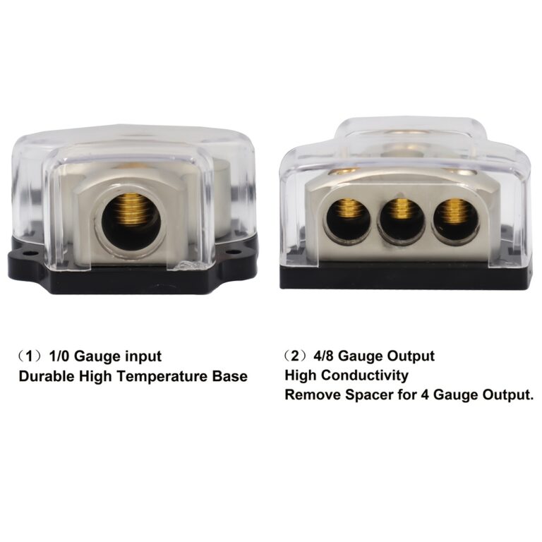 10 To 4 Awg Car Audio Power Distribution Block - Free Shipping Worldwide