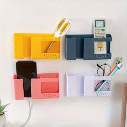 Remote Control Storage Box Wall Mounted Holder For Home Decor - Free ...