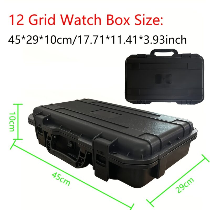 Waterproof 1012 Grid Watch Box Antique Collection Moistureproof Storage ...