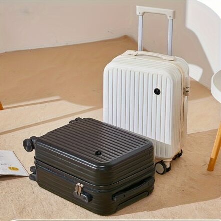 18 Minimalist Hardside Carryon Luggage Solid Color Business Travel ...