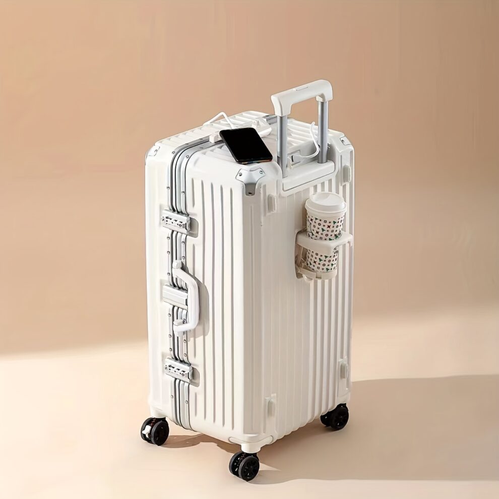 262830 Inch Large Capacity Travel Trolley Suitcase Durable Boarding ...