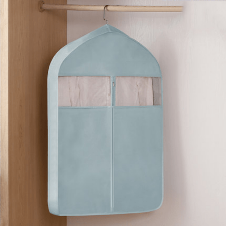 Lightweight Reusable Zippered Garment Bag Wardrobe Storage Solution ...