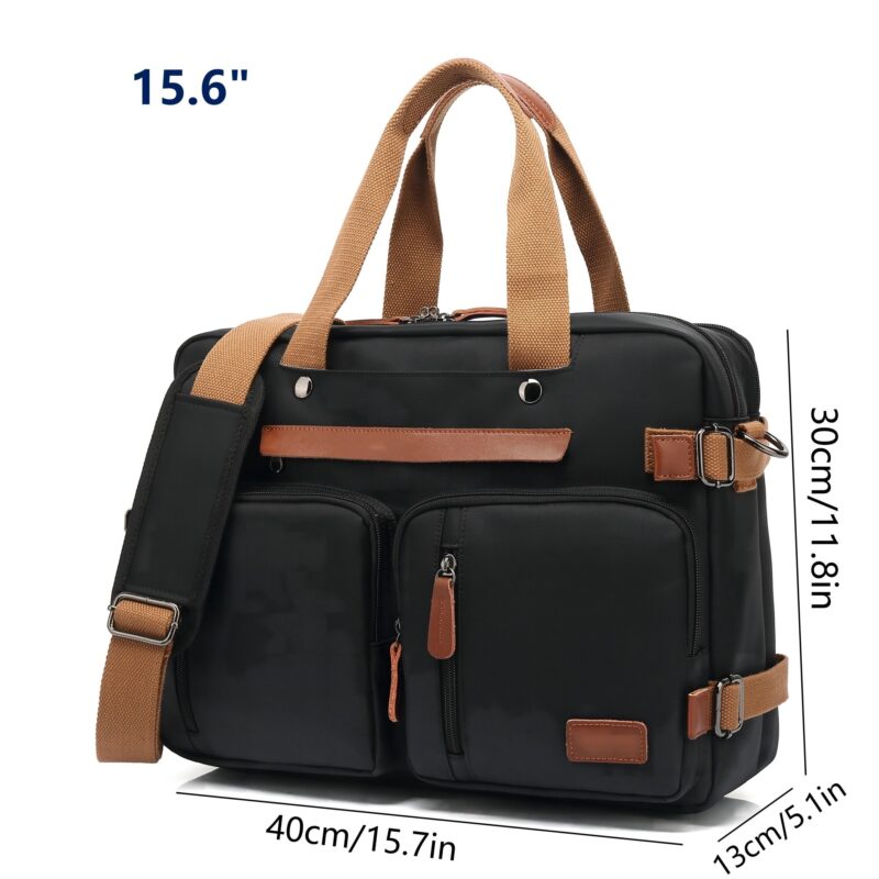 Multifunctional Mens Laptop Backpack Work Briefcase 3in1 Computer Bag ...