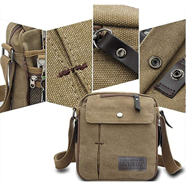 Vintage Canvas Square Bag Lightweight Travel Storage Outdoor Bag - Free ...
