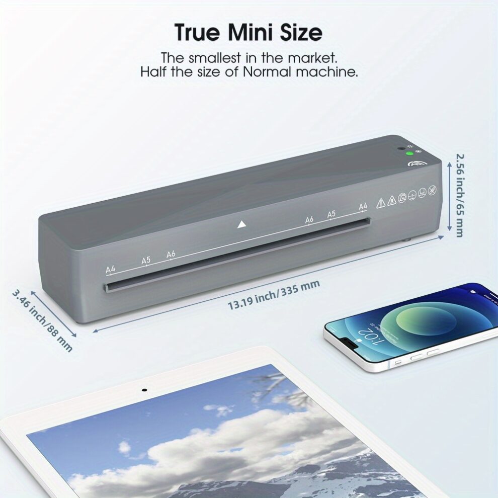 Highspeed A4 Composite Machine Durable Gray Instant Heatup Laminator ...