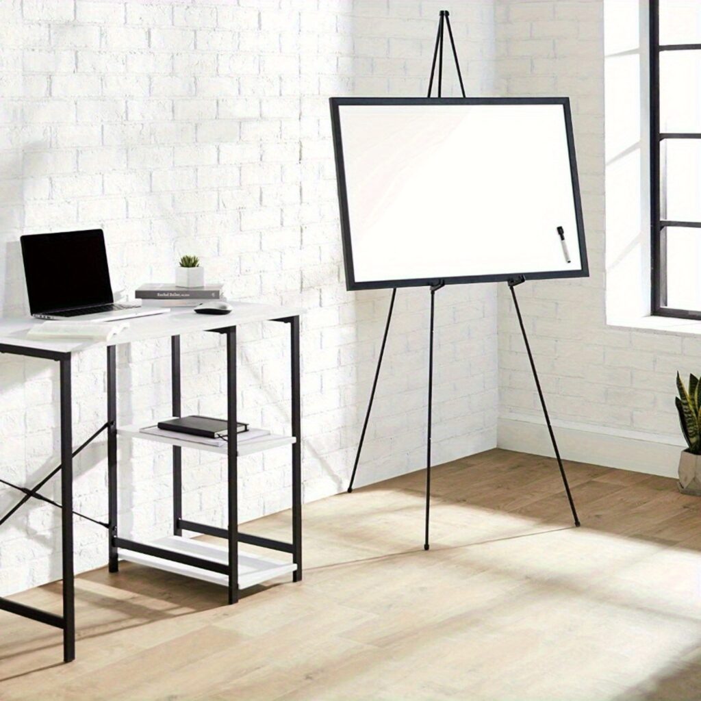 Adjustable Black Metal Easel Stand Sturdy Tripod For Signs Art - Free ...