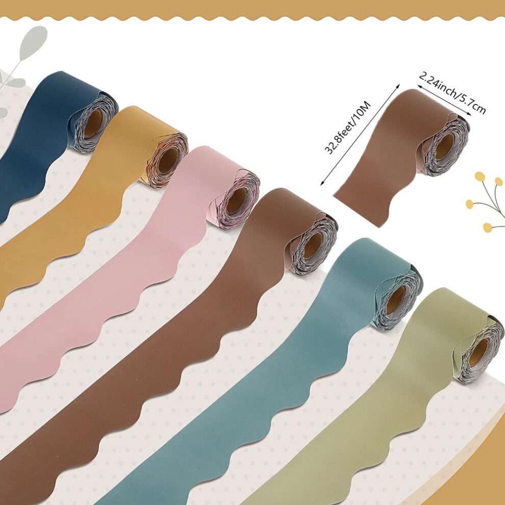 Vibrant 328 Ft Fanshaped Classroom Bulletin Board Border Decoration ...