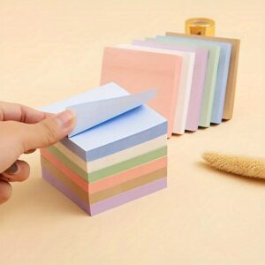 Morandi Fivecolor Sticky Notes 100 Sheets Square Tearable Office ...