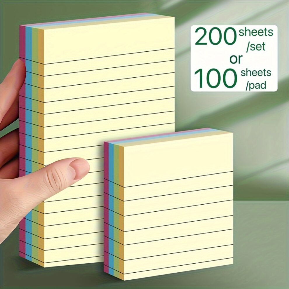 Colorful 100sheet Sticky Note Pads Perfect For Office School Home ...