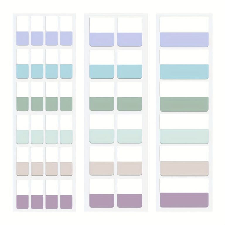 240 Multicolor Writable Adhesive Index Labels For Notebooks Office Use ...