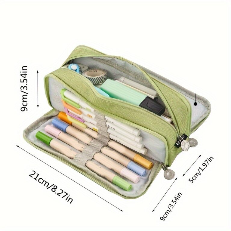 Threelayer Largecapacity Pencil Case Japanese Korean Inspired ...