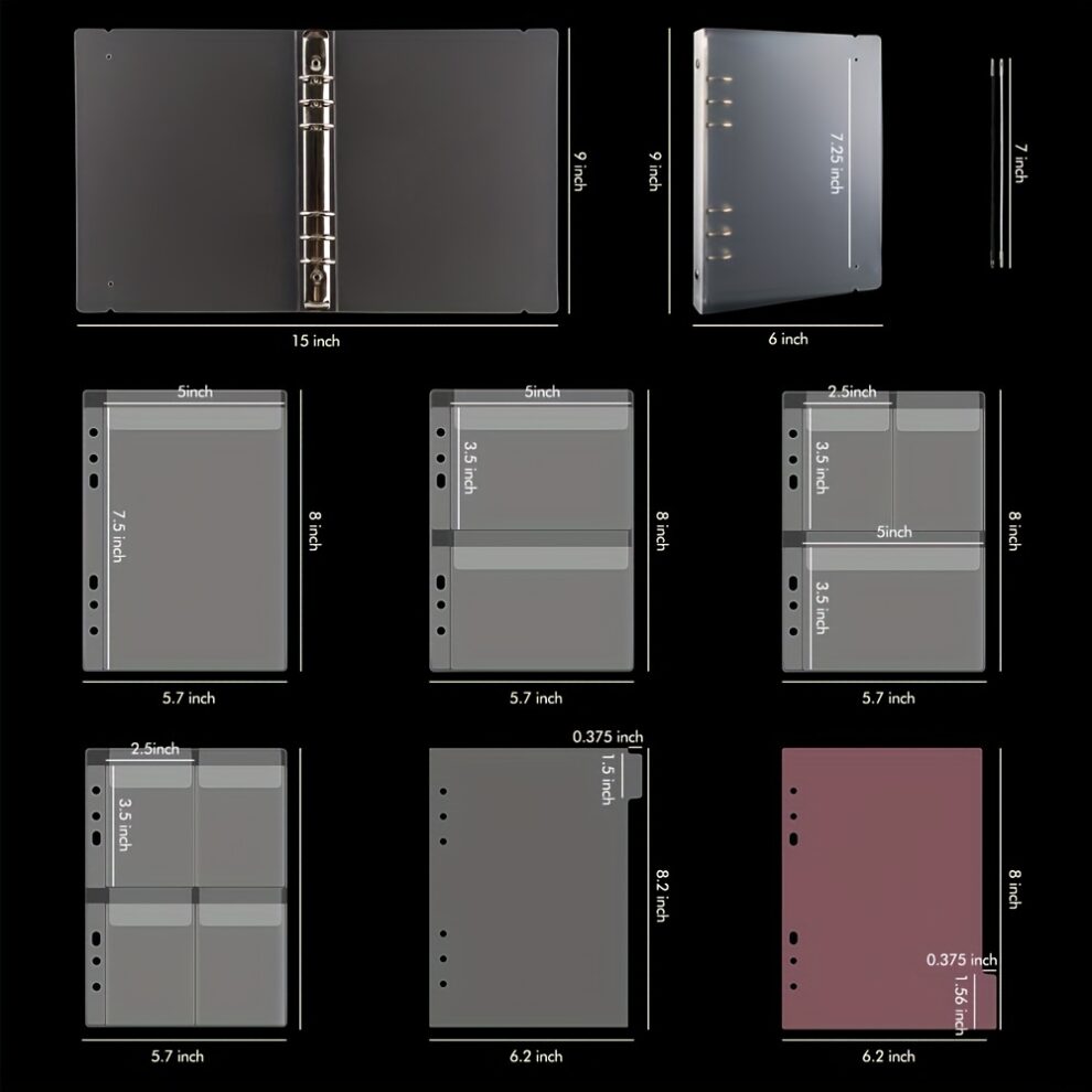 Cyfun Design Multipurpose Craft Storage Book Durable Spacious Organizer ...