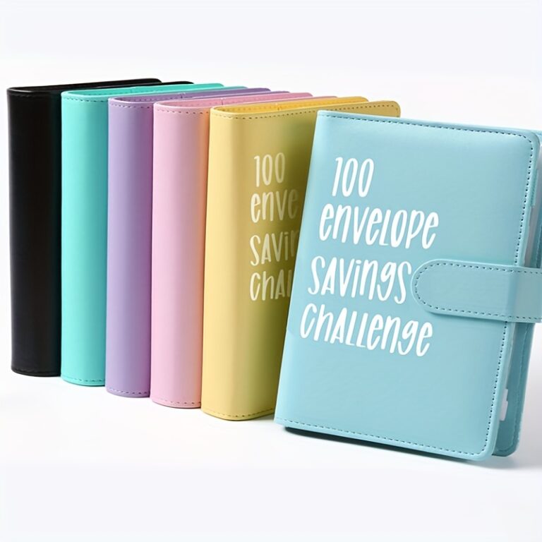 100 Envelope Savings Challenge Binder Budget Planner Cash Notebook For ...