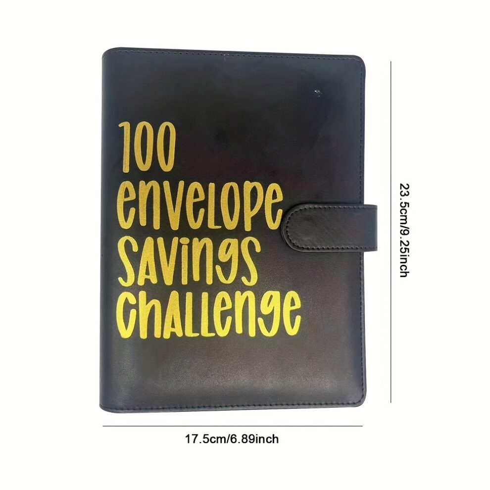 100 Envelope Savings Challenge Binder Budget Planner Cash Notebook For ...