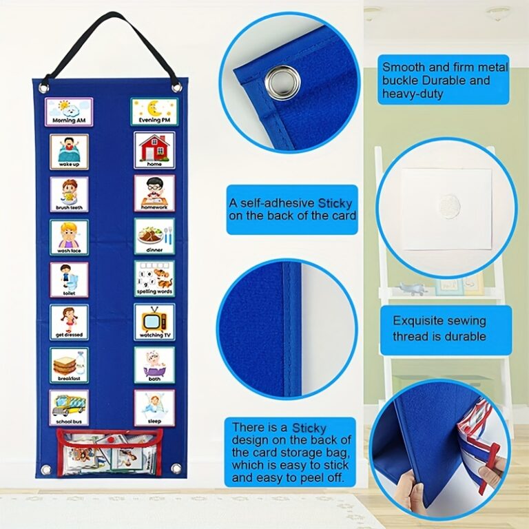 Autism Daily Schedule Board 70 Visual Cards For Home Learning Routine ...