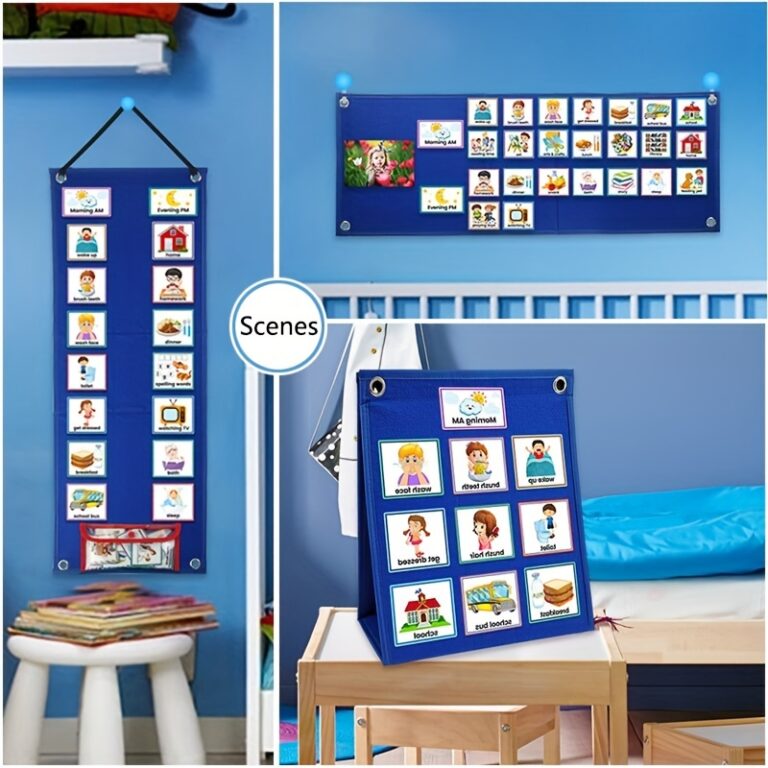 Autism Daily Schedule Board 70 Visual Cards For Home Learning Routine ...