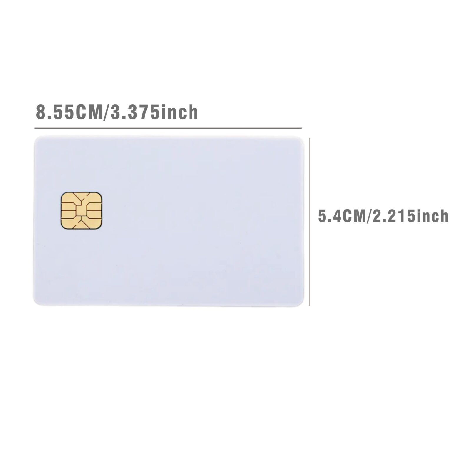 10x White Printable Pvc Ic Cards 64k Eeprom Memory - Free Shipping ...