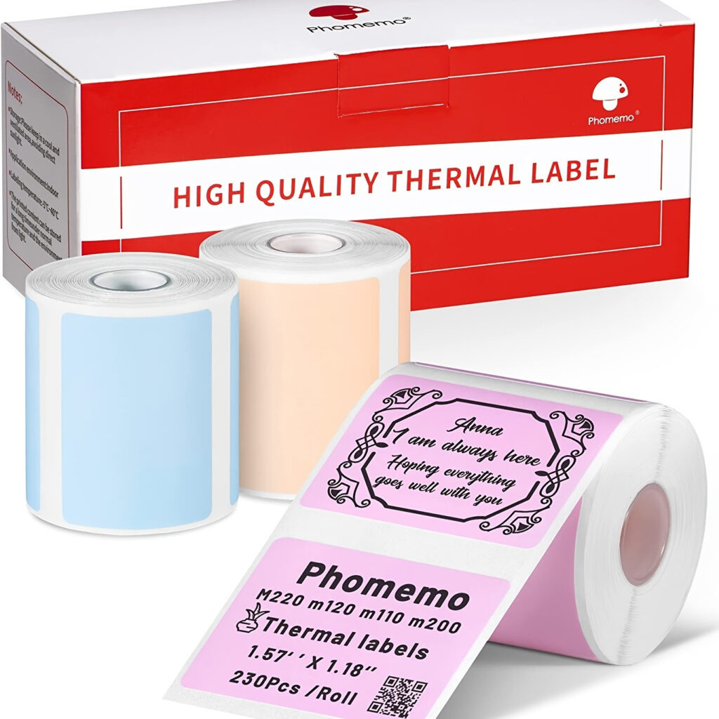 Phomemo Thermal Labels For M220m120m110m200 Printers Portable Easyuse ...