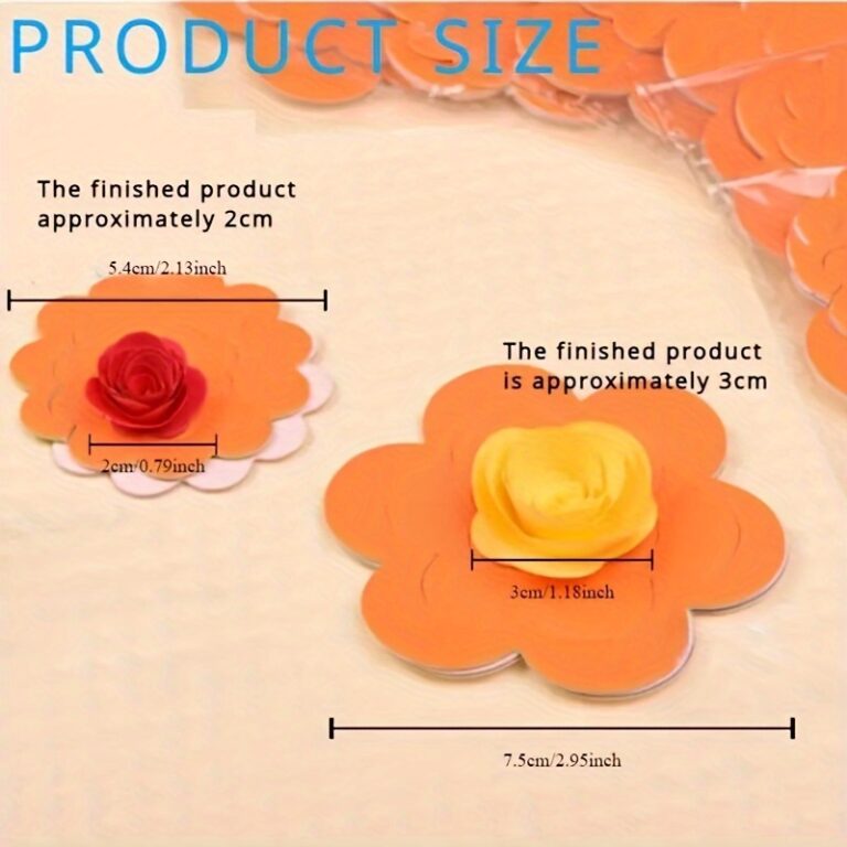 20piece Diy Rose Origami Kit Handmade Paper Flowers For Decor Gifts ...