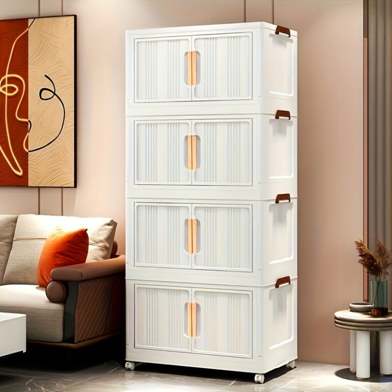 Extra Large Foldable Storage Box Stackable Ventilated Organizer For ...