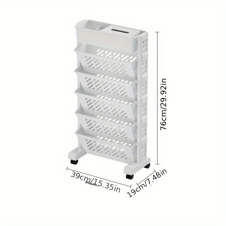 Adjustable Deskside Bookshelf Multilayer Storage For Home And Office ...