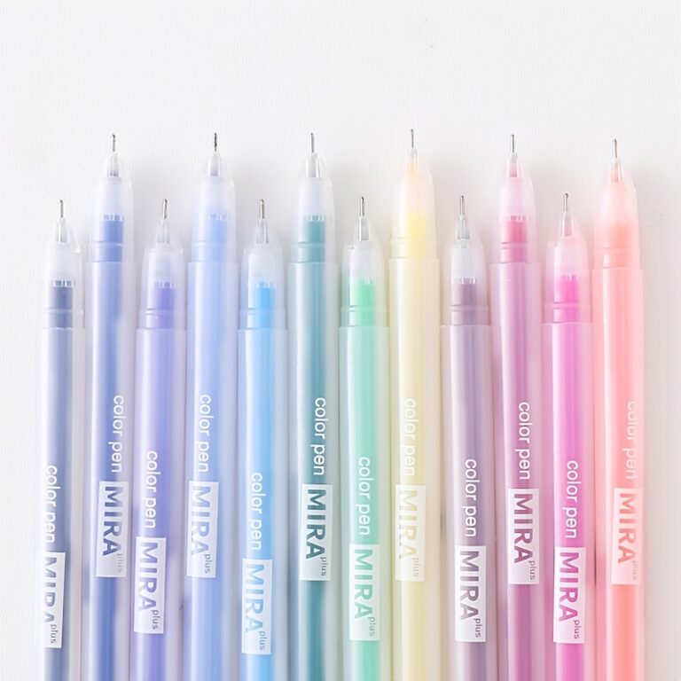 12color Gel Ballpoint Pens Set 05mm Fine Point For School Office - Free ...