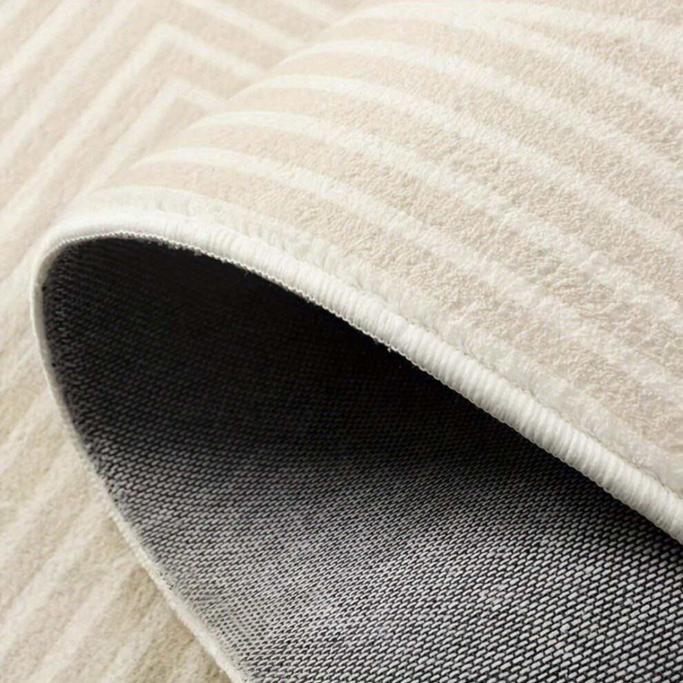 Washable Faux Cashmere Area Rug Vibrant Nonslip Design For Office ...