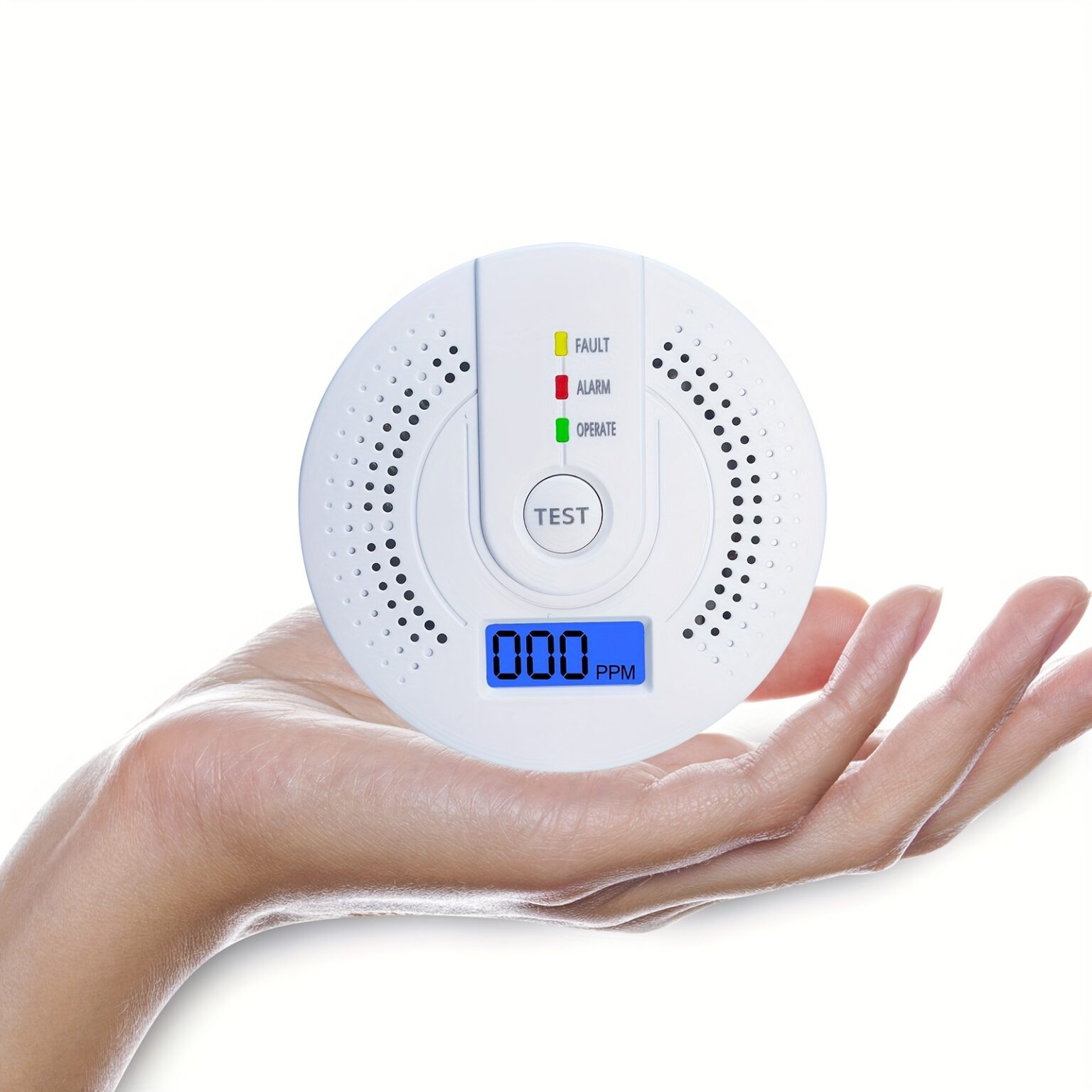 Batteryfree Mini Carbon Monoxide Detector Loud Alarm Digital Display ...