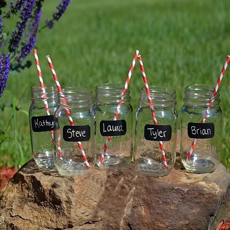 36pcs Waterproof Reusable Vinyl Food Storage Labels Erasable Kitchen ...