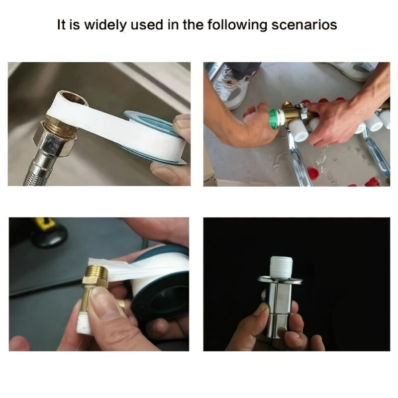 Ptfe Water Pipe Thread Seal Tape 13pcs Oilfree White - Free Shipping ...