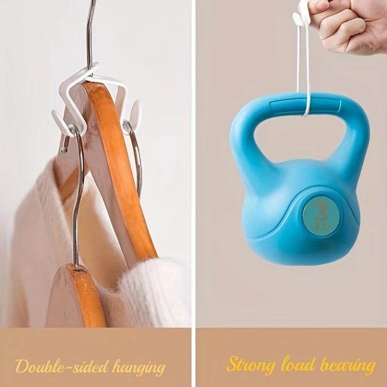 10pcs Plastic Stackable Hanger Connection Hooks For Closet Organization ...