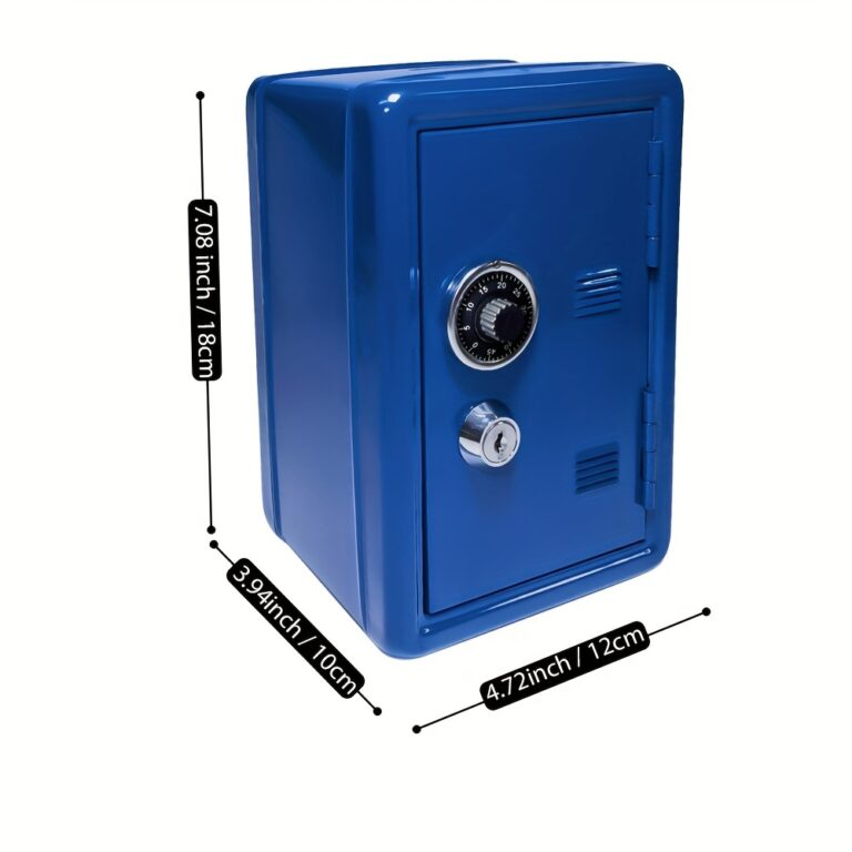 Mini Metal Locker Safe With Combination Lock Secure Portable Storage ...
