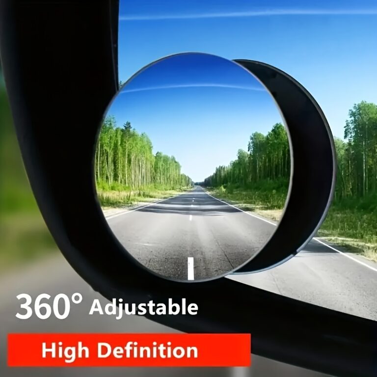 360 Rotating Blind Spot Mirrors Enhanced Safety Easy Install 2pack ...
