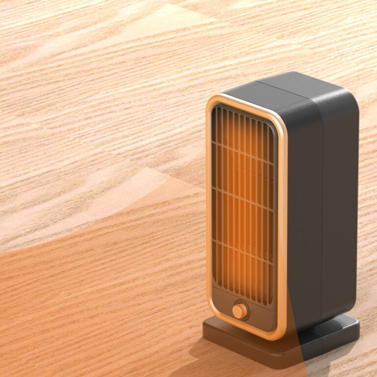 500w Compact Ceramic Heater Energyefficient Quiet Thermostatcontrolled ...