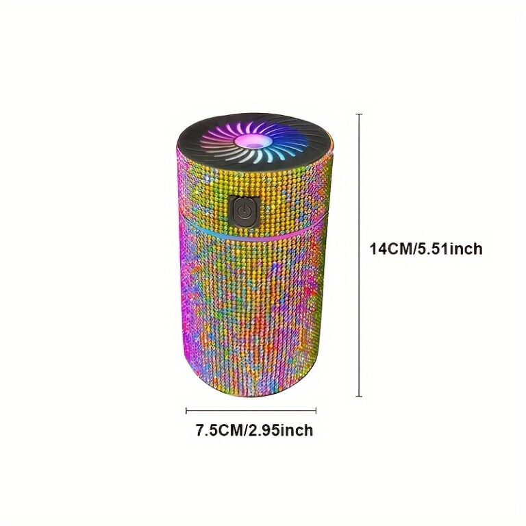 Led Rhinestone Car Humidifier Elegant Aromatherapy Diffuser Air ...