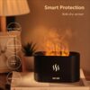 Flame Effect Humidifier Soothing Light Cool Mist Usb Diffuser Purifier ...