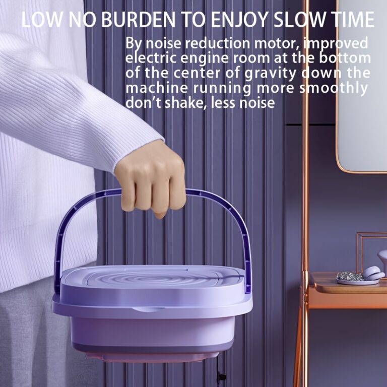 8l Portable Folding Washing Machine Compact Travel Laundry Solution ...