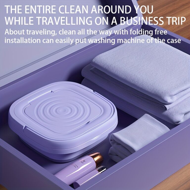 8l Portable Folding Washing Machine Compact Travel Laundry Solution ...