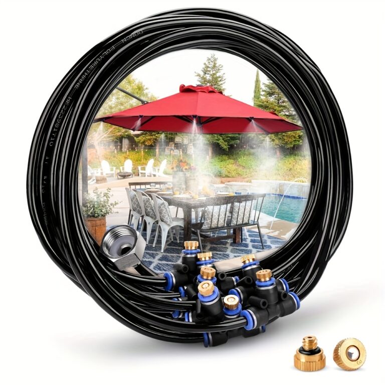 Outdoor Misting Cooling System Garden Patio Pool Trampoline Waterpark ...