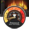 Accurate Magnetic Wood Stove Thermometer Prevent Overheating Durable ...