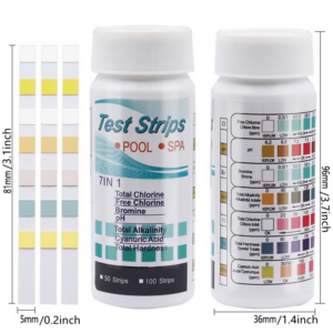 50100pcs Spa Pool Test Strips Accurate Water Chemical Testing - Free ...