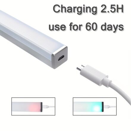 Rechargeable Led Motion Sensor Light Bar Wireless Usb Autoon ...