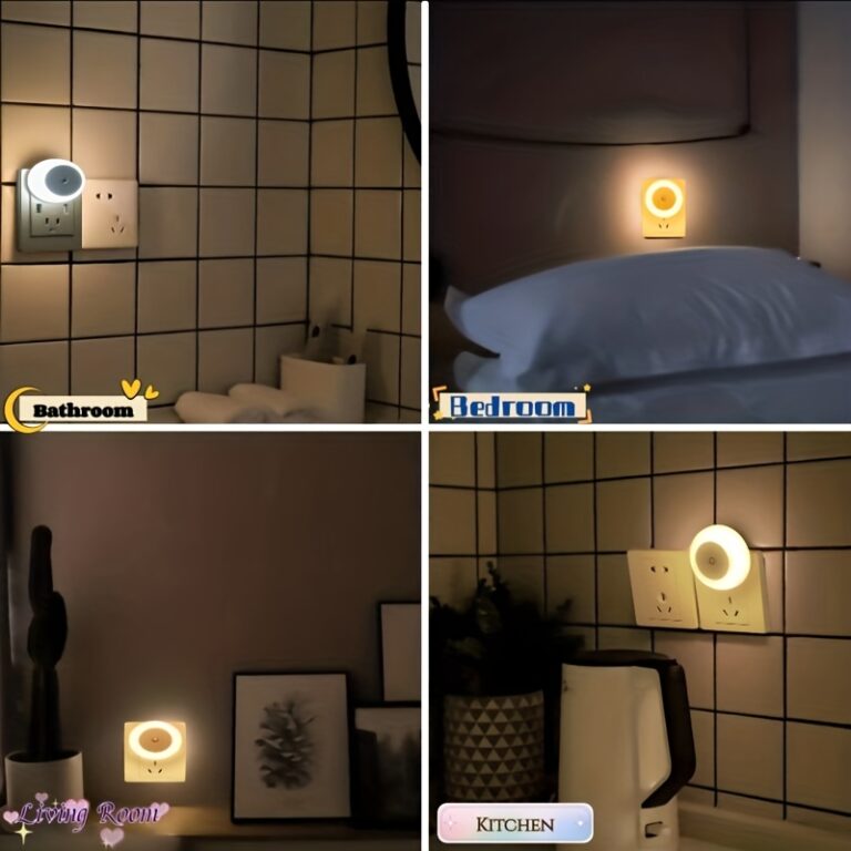 Autosensing Led Night Light Four Colors Touch Control Energy Efficient ...